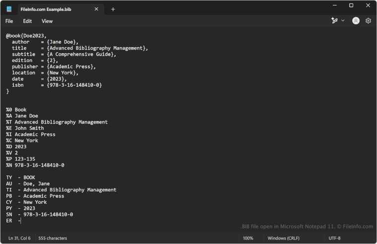 BIB File - What is a .bib file and how do I open it?