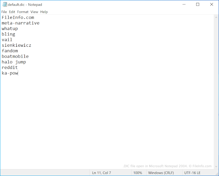 DIC File - What is a .dic file and how do I open it?