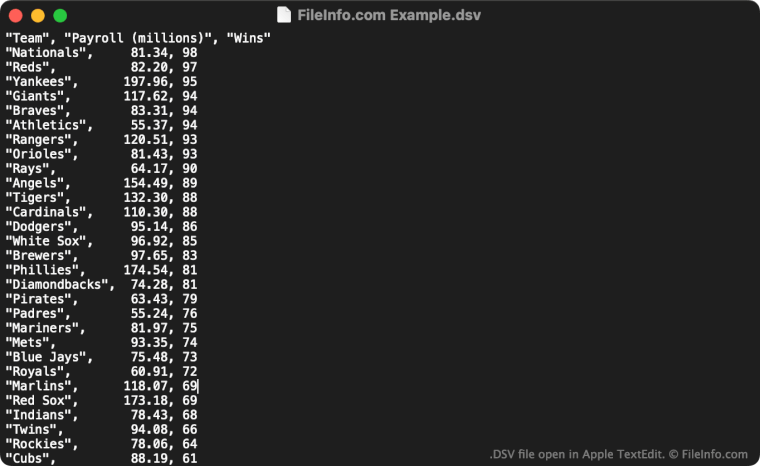 DSV File - What is a .dsv file and how do I open it?