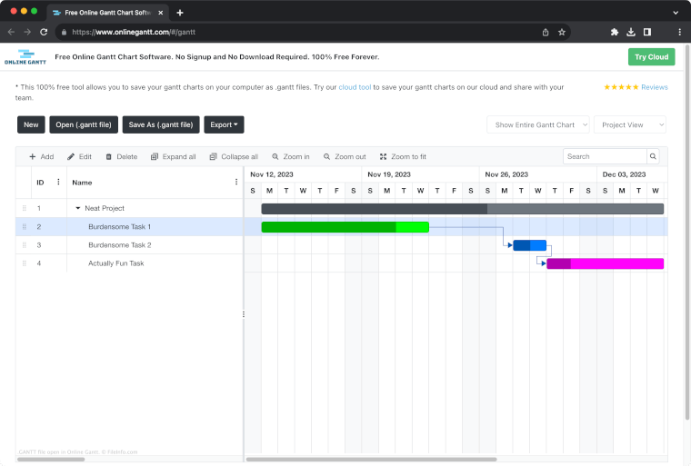 GANTT File - What is a .gantt file and how do I open it?
