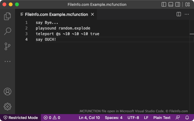 MCFUNCTION File - What is it and how do I open it?