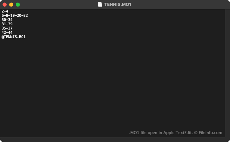 MO1 File - What is a .mo1 file and how do I open it?