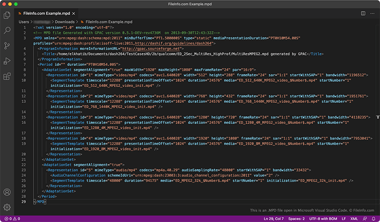 MPD File - What is an .mpd file and how do I open it?