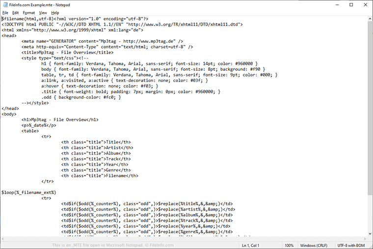MTE File - What is an .mte file and how do I open it?