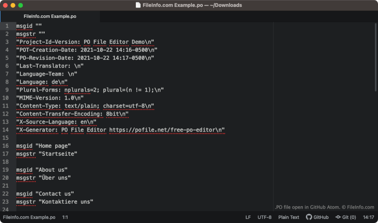 PO File - What is a .po file and how do I open it?