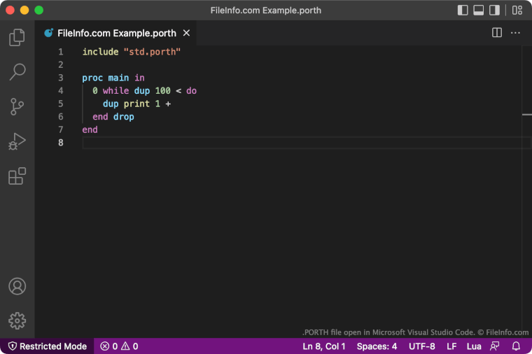 PORTH File - What is a .porth file and how do I open it?