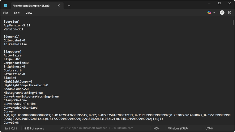 PP3 File - What is a .pp3 file and how do I open it?