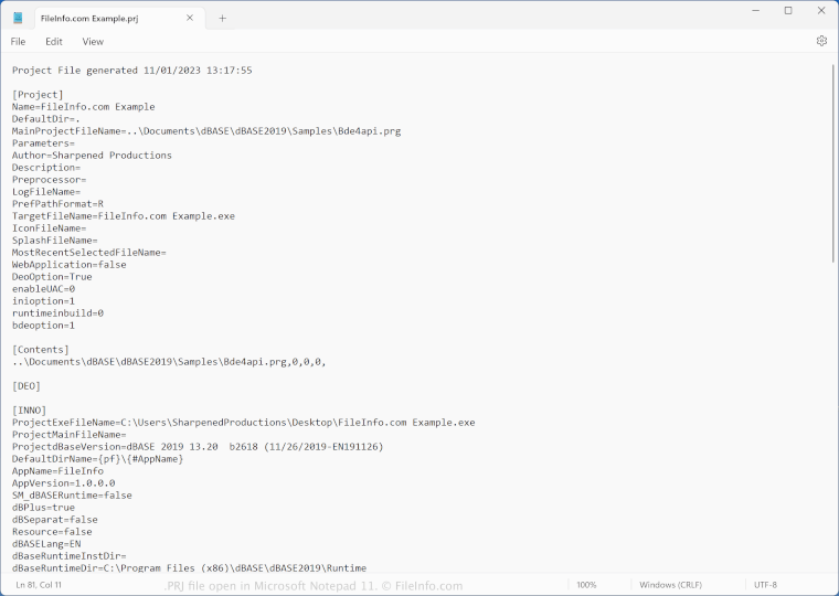 PRJ File - What is a .prj file and how do I open it?