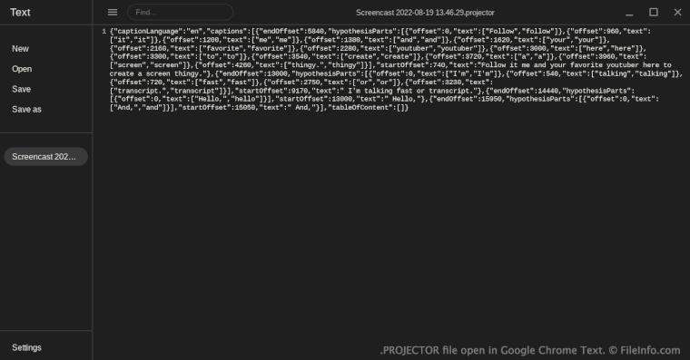 PROJECTOR File - What is a .projector file and how do I open it?
