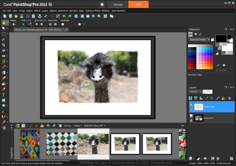 PSPFRAME File - What is a .pspframe file and how do I open it?