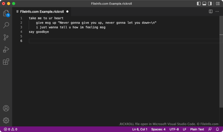 RICKROLL File - What is a .rickroll file and how do I open it?