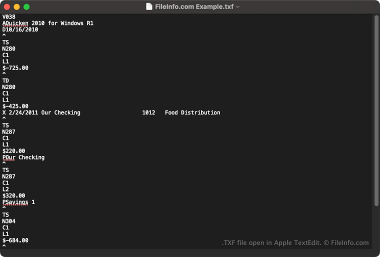 TXF File - What is a .txf file and how do I open it?
