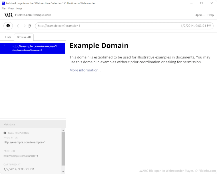 WARC File - What is a .warc file and how do I open it?