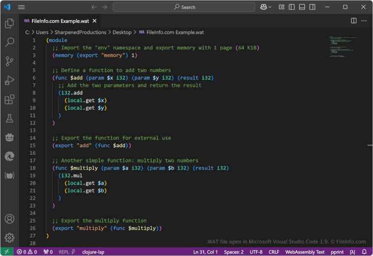 WAT File - What is a .wat file and how do I open it?