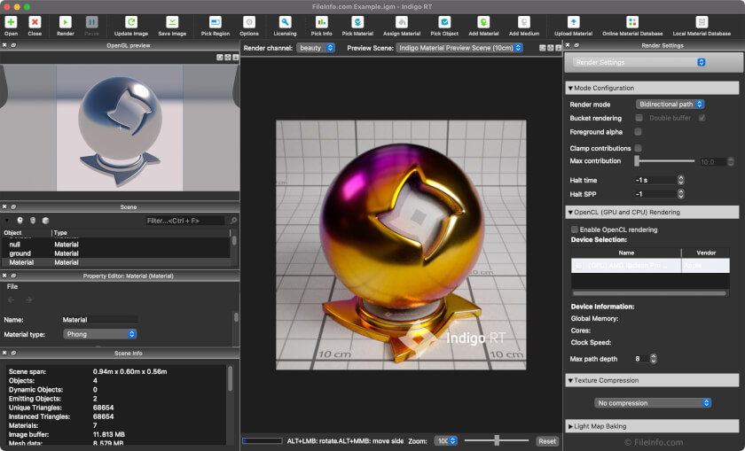 Glare Technologies Indigo RT 4 - Supported File Formats