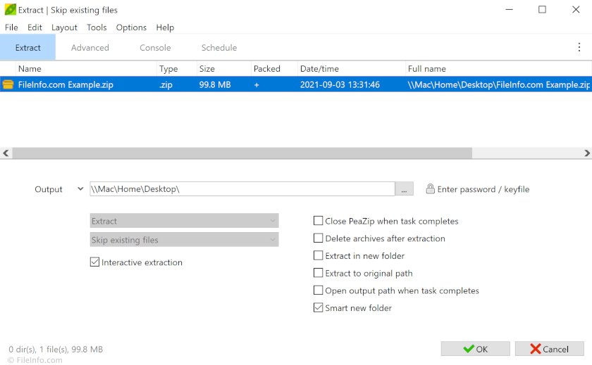 PeaZip 8 - Supported File Formats