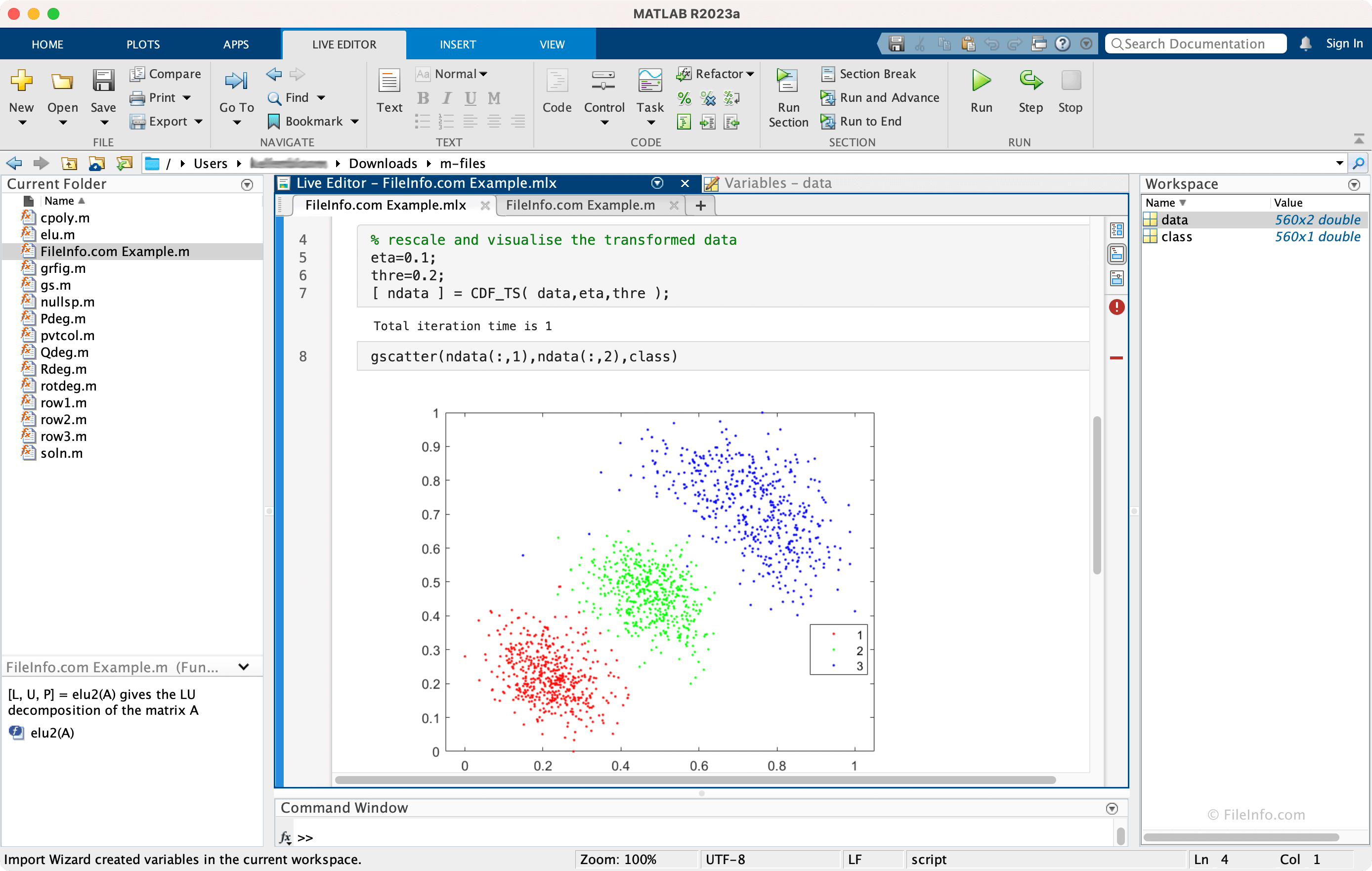 The MathWorks MATLAB R2023a Supported File Formats